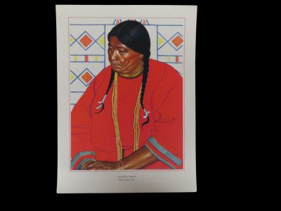 Lot 537 - "Scalping Woman" - 9" x 12" by Winold Reiss - collection of ...
