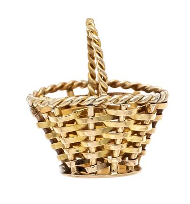 Lot 437 - Motiv-Anhänger GG 750/000 in Form - Historia