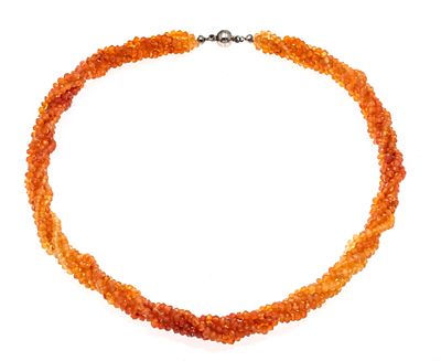 Lot 877 - Harry Ivens Karneol Collier, Silbe - Historia