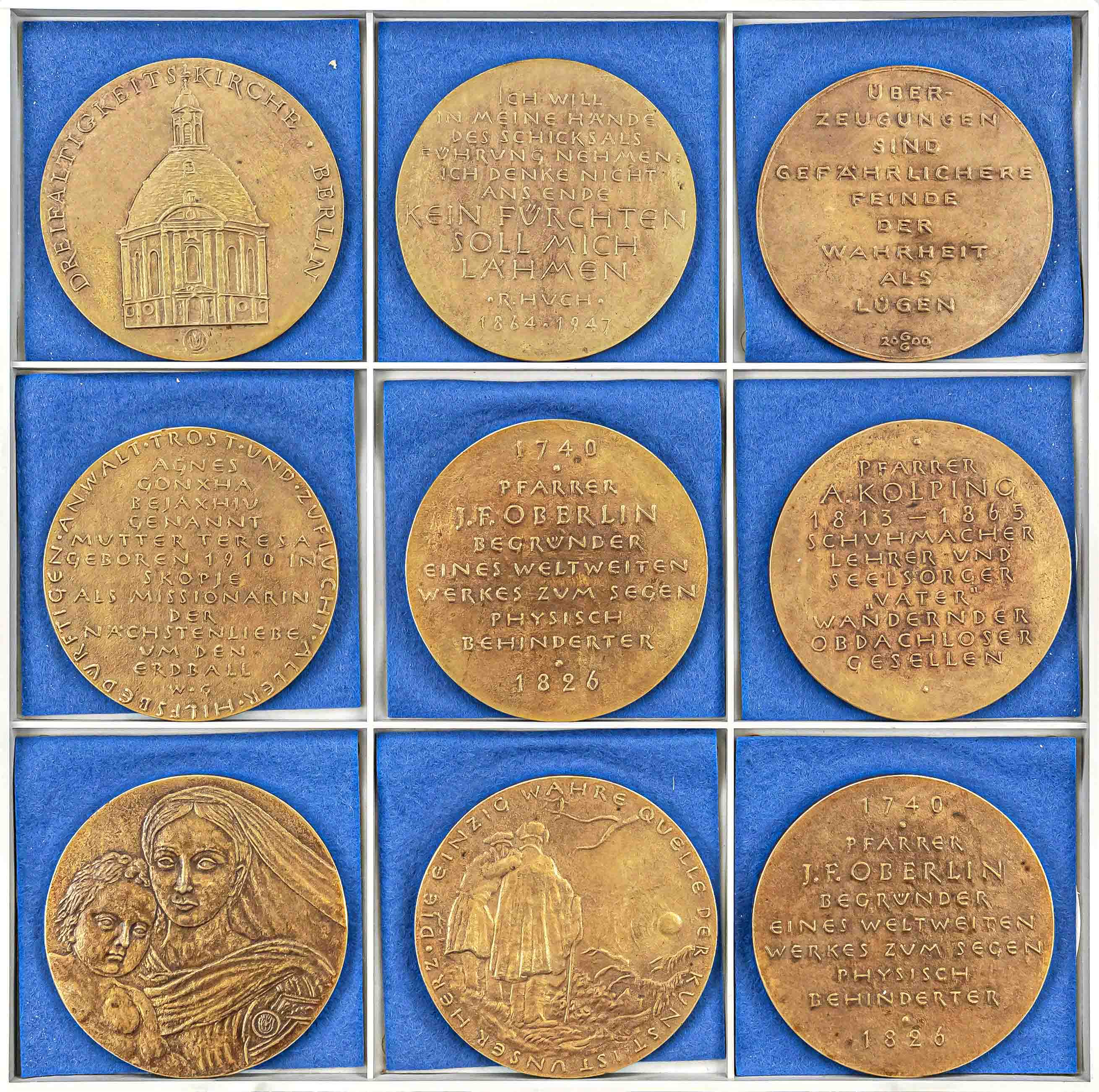 Lot 5123 - 9 Medaillen, 20. Jh., untersch. Le - Historia