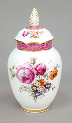 Lot 2870 - Deckelvase, KPM Berlin, Marke 1962 - Historia