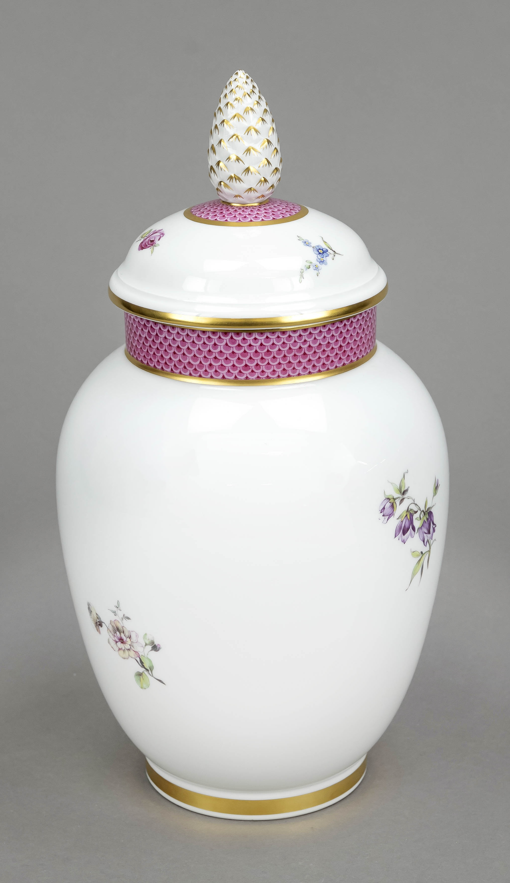 Lot 2870 - Deckelvase, KPM Berlin, Marke 1962 - Historia