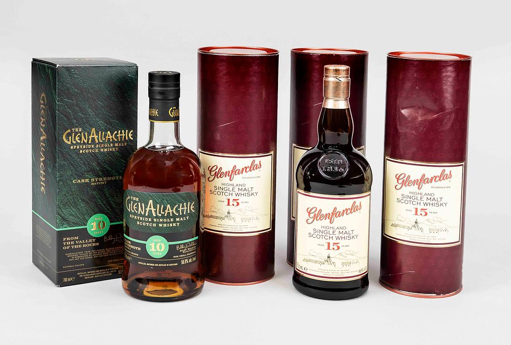 Lot 4048 - 4 bottles of Scotch single malt whisky - Historia