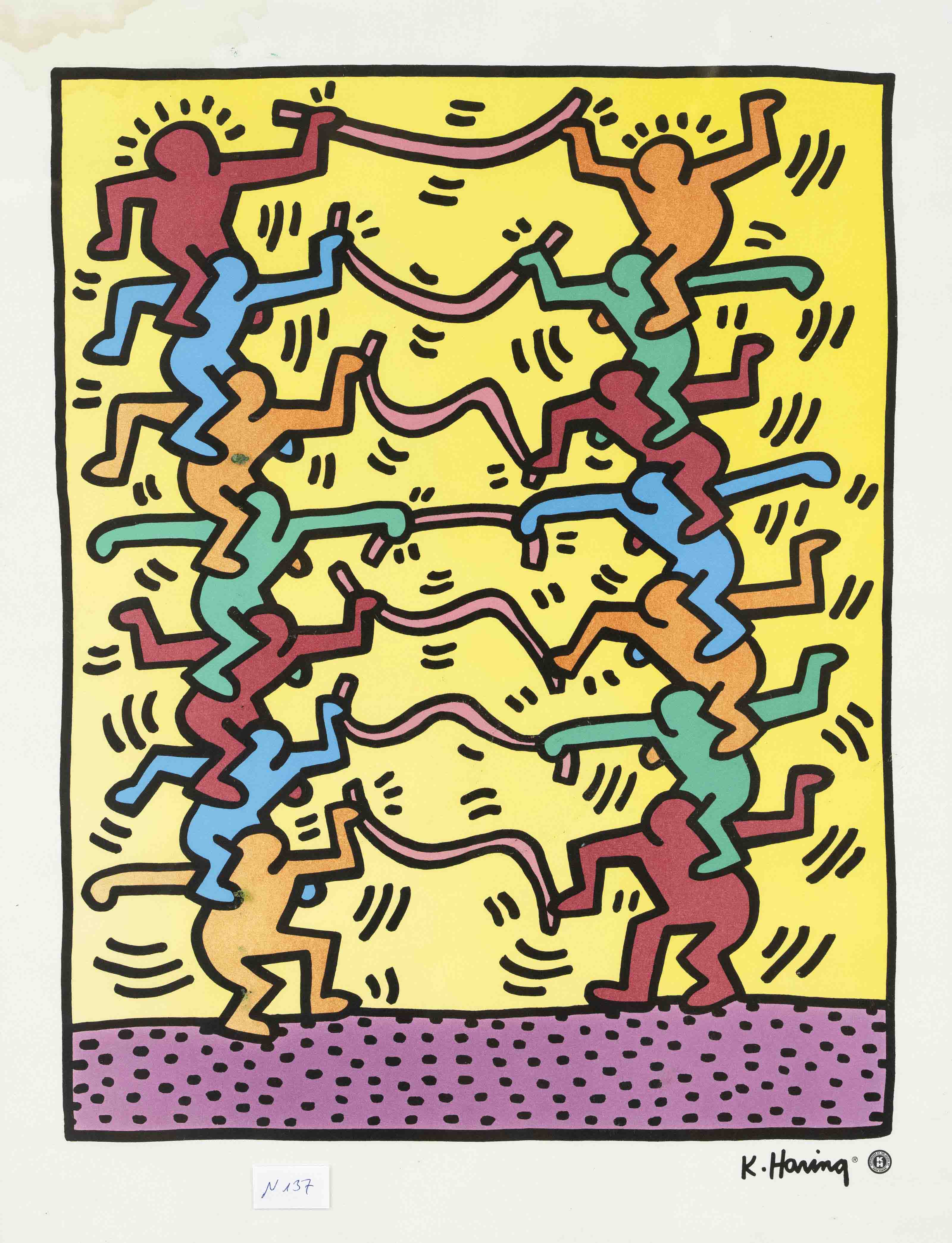 Lot 8135 - Keith Haring (1958-1990), after, color - Historia