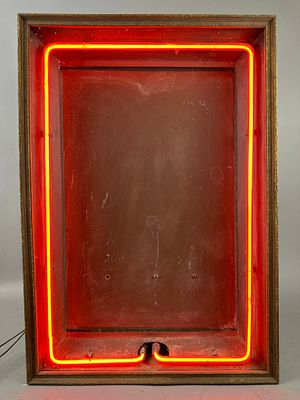 Lot 443 - Original Store Display Interchangeable Neon Sign | Holler ...