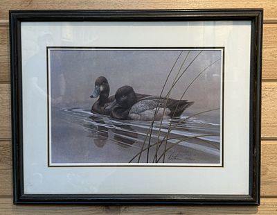 Lot 384 - Dietmar Krumrey Signed 1978 Waterfowl Print | Holler & Hammer ...