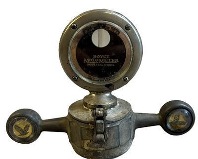 Lot 96F - Antique Boyce Motometer Universal Model w/ Clear Glass Eagle ...