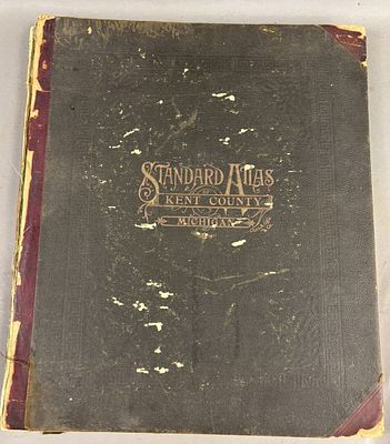 Lot 226 - 1907 Standard Atlas Kent County Michigan Plat Map Book ...