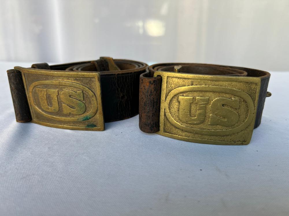 Rare 1874 Indian War Era Belts - Complete and in Good Condition