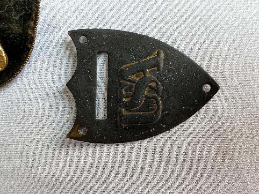 Lot 216 – Cavalry Insignia & Saddle Shields – Karlan's Arms & Antiques