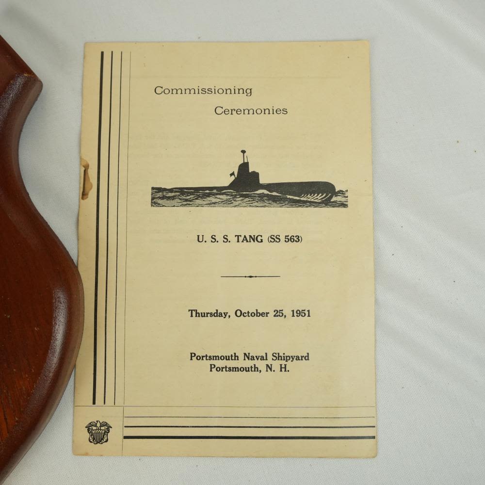 Lot 78 – Two WWII Era US Navy Bronze Submarine Plaques – Karlan's Arms ...