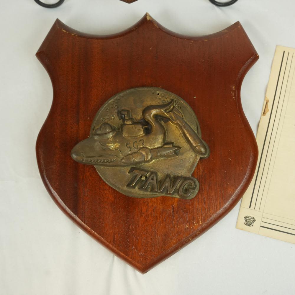 Lot 78 – Two WWII Era US Navy Bronze Submarine Plaques – Karlan's Arms ...