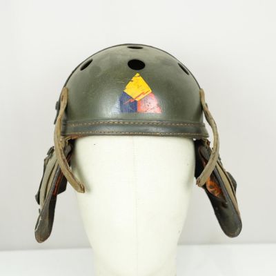 Lot 145 – Rare WWII US Army Tankers Helmet – Karlan's Arms & Antiques