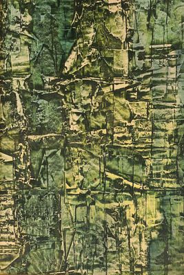 Lot 255 - David Partridge (Canadian, 1919-2006) 1962 “ cliff form” oil ...