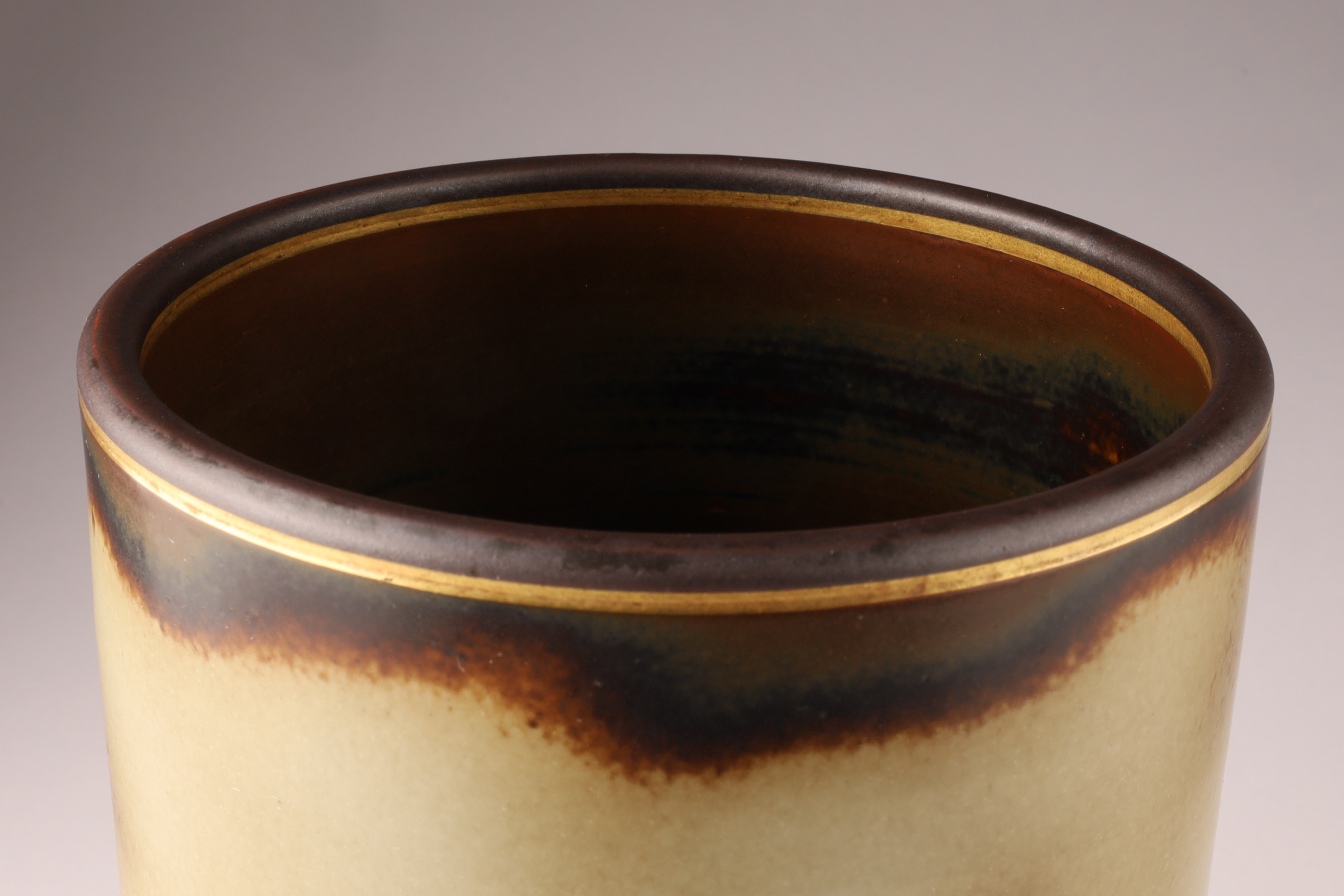 Lot 149 - Rare Gunnar Nylund Rorstrand Flambe Stoneware Vase, Geometric ...