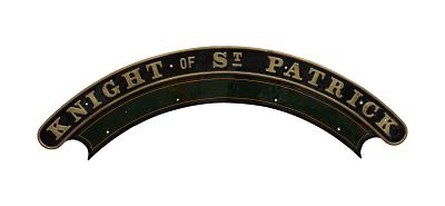 Lot 168 - Nameplate KNIGHT OF ST PATRICK 4-6-0 GWR Star Class | Leonard ...