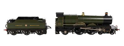 Lot 253 - Masterpiece Model Train O Scale Locomotive with Tender ...