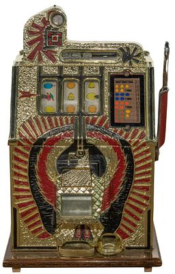 Lot 227 - Mills 'War Eagle' 25c Slot Machine | Leonard Auction Company