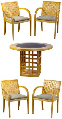 Lot 31 - Geiger Table and Chair Set | Leonard Auction Company
