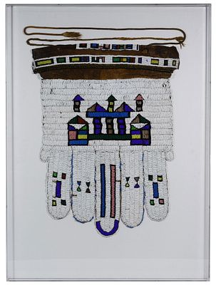 Lot 81 - African Beaded Apron | Leonard Auction Company