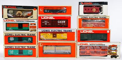 Lot 222 - Lionel Model Train Car Assortment | Leonard Auction Company