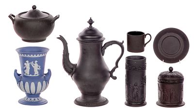 Lot 377 - Wedgwood Basalt Ware Assortment | Leonard Auction Company