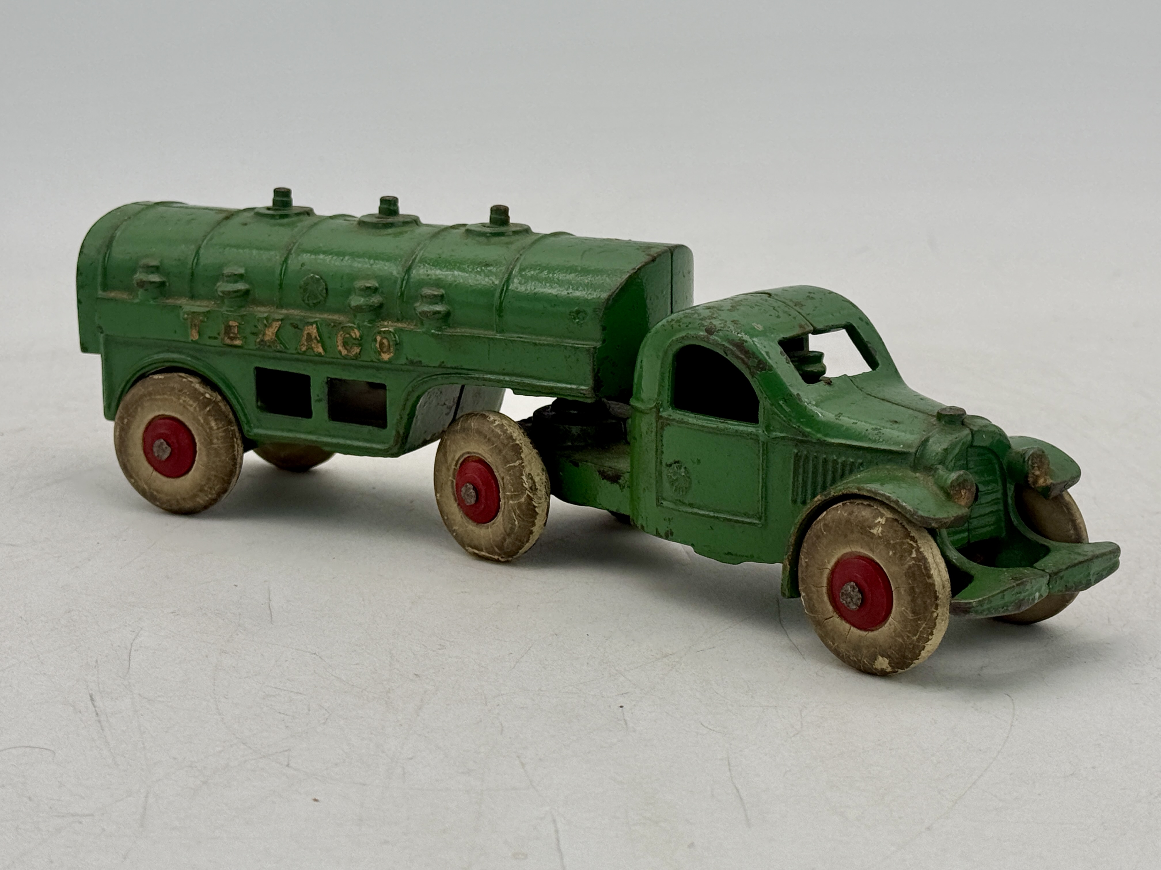Lot 437 - Kenton Cast Iron TEXACO Toy Tanker Truck | Lloyd Ralston Toys