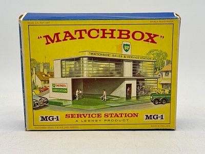 Lot 491 - Matchbox MG-1 BP Service Station | Lloyd Ralston Toys