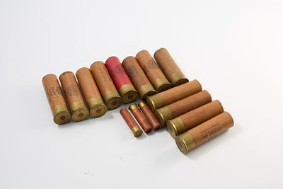 Lot 362 - ELEY 10 BORE COLLECTABLE PAPER CARTRIDGES, 12 OF, WITH ELEY ...