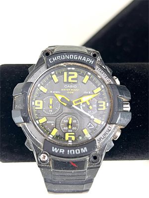 Lot 61 - Casio Chronograph WR100m Stainless Steel Watch | Magna Auction ...
