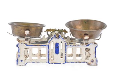 Lot 119 - German Cast and Metal Scale in White | Marz Auctions