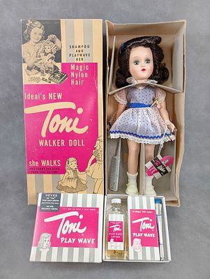 Lot 64A - Amazing 1954 Ideal's New Toni Walker Doll MIB | Marz Auctions