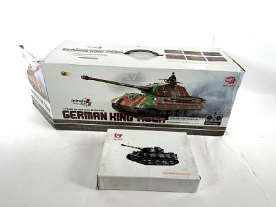 Lot 202 - Heng Long Infrared Battle System RCled German King Tiger ...