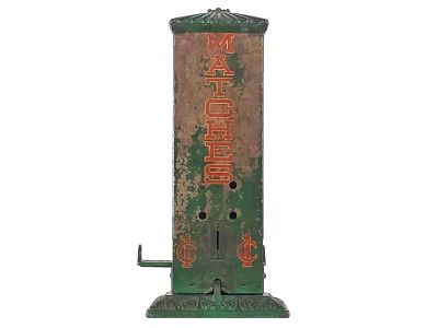 Lot 272 - Mechanical Penny Match Box Dispenser | Marz Auctions
