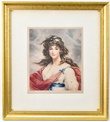 Lot 246 - SYDNEY WILSON "MRS. ANGELO TAYLOR AS MIRANDA" LITHOGRAPH ...