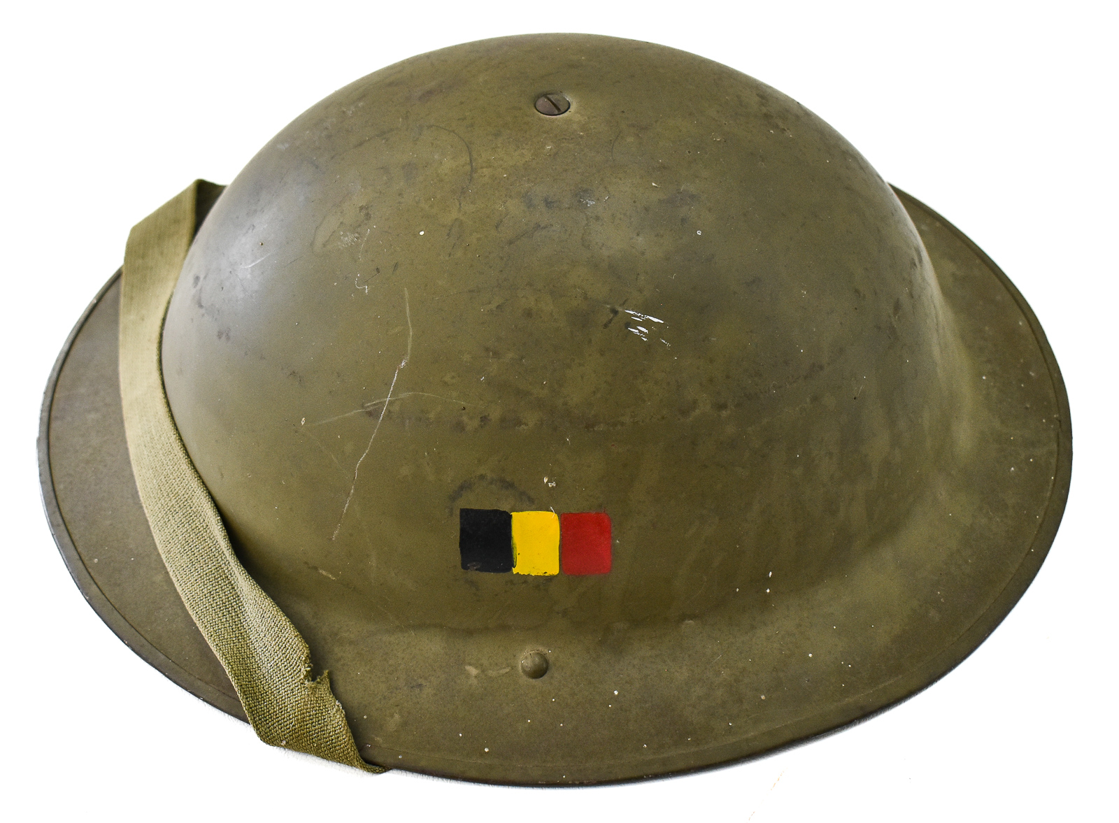 Lot 428 - BELGIAN MILITARY M49 MK. II HELMET | McLaren Auction Services