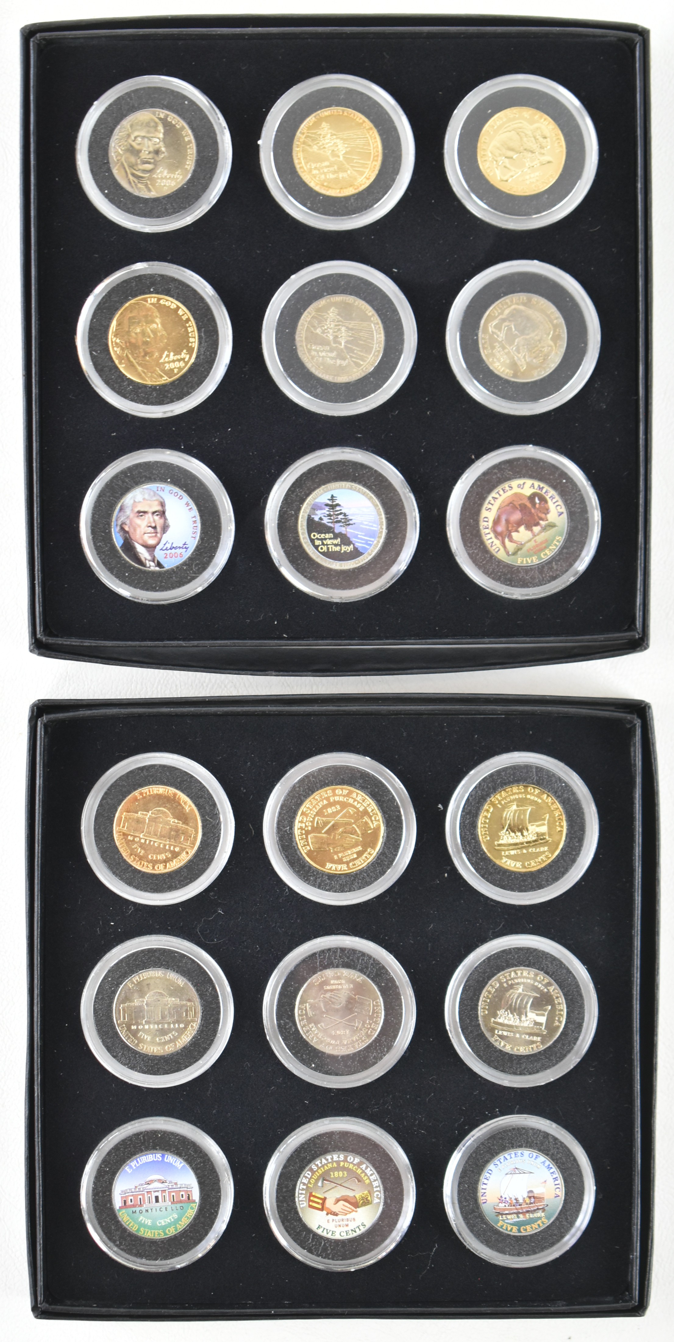 Lot 369 - 2003-2006 GOLD PLATED AND COLORIZED NICKEL COLLECTION ...