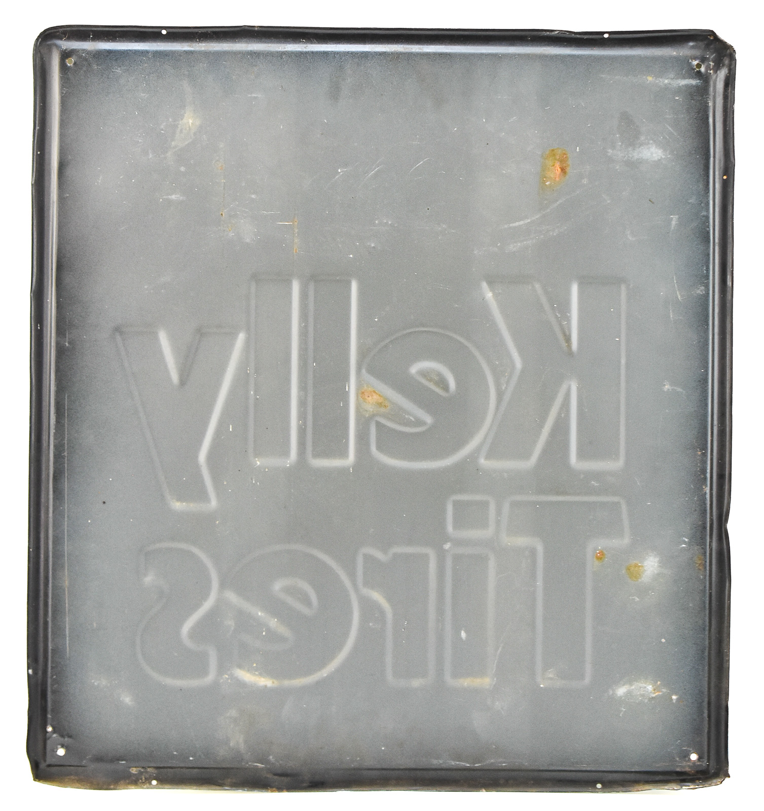 Lot 568 - 1983 KELLY SPRINGFIELD EMBOSSED TIN LITHOGRAPH ADVERTISING ...