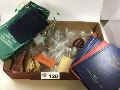 Lot 120 - ASSORTMENT OF COIN TUBES, BAGS, ROLLERS, BOOKS | Mollett Auctions
