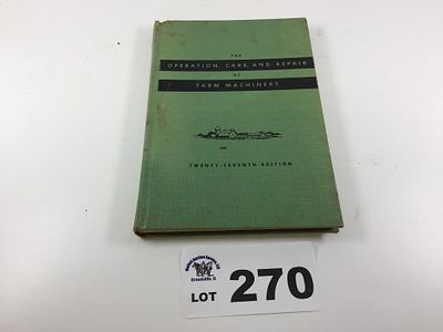 Lot 270 - VINTAGE FARM BOOK COPYRIGHTED 1955 by John Deere | Mollett ...