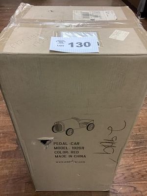 Lot 130 - LENNOX FIRE CHIEF PEDAL CAR - NIB | Mollett Auctions