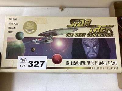 Lot 327 - STAR TREK THE NEXT GENERATION INTERACTIVE VCR | Mollett Auctions