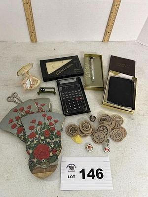 Lot 146 - WALLET - DOMINOES - WOODEN NICKELS - MISC | Mollett Auctions