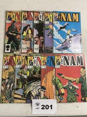 Lot 201 - THE NAM COMIC BOOKS | Mollett Auctions