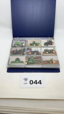 Lot 44 - COLLECTOR TRACTOR TRADING CARDS IN NOTEBOOK | Mollett Auctions
