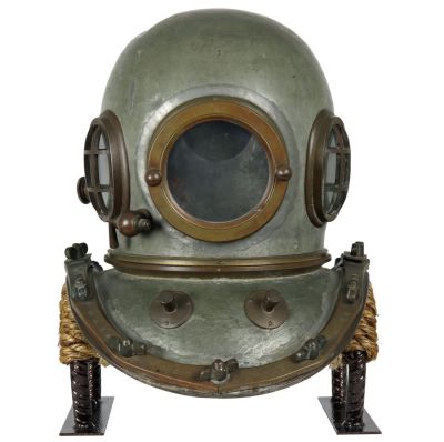 Lot 85 – 1944 Japanese Nippon Sensui Diving Helmet – Nation's Attic ...