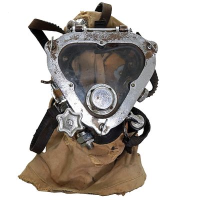 Lot 104 – DESCO Jack Browne Dive Mask & Hood – Nation's Attic Auctions