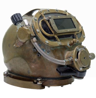 Lot 38 – Solid Bronze Miller Model 400 Vintage Diving Helmet – Nation's ...