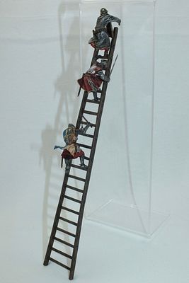 Lot 1177 - Russian Studio Siege Ladder with Knights