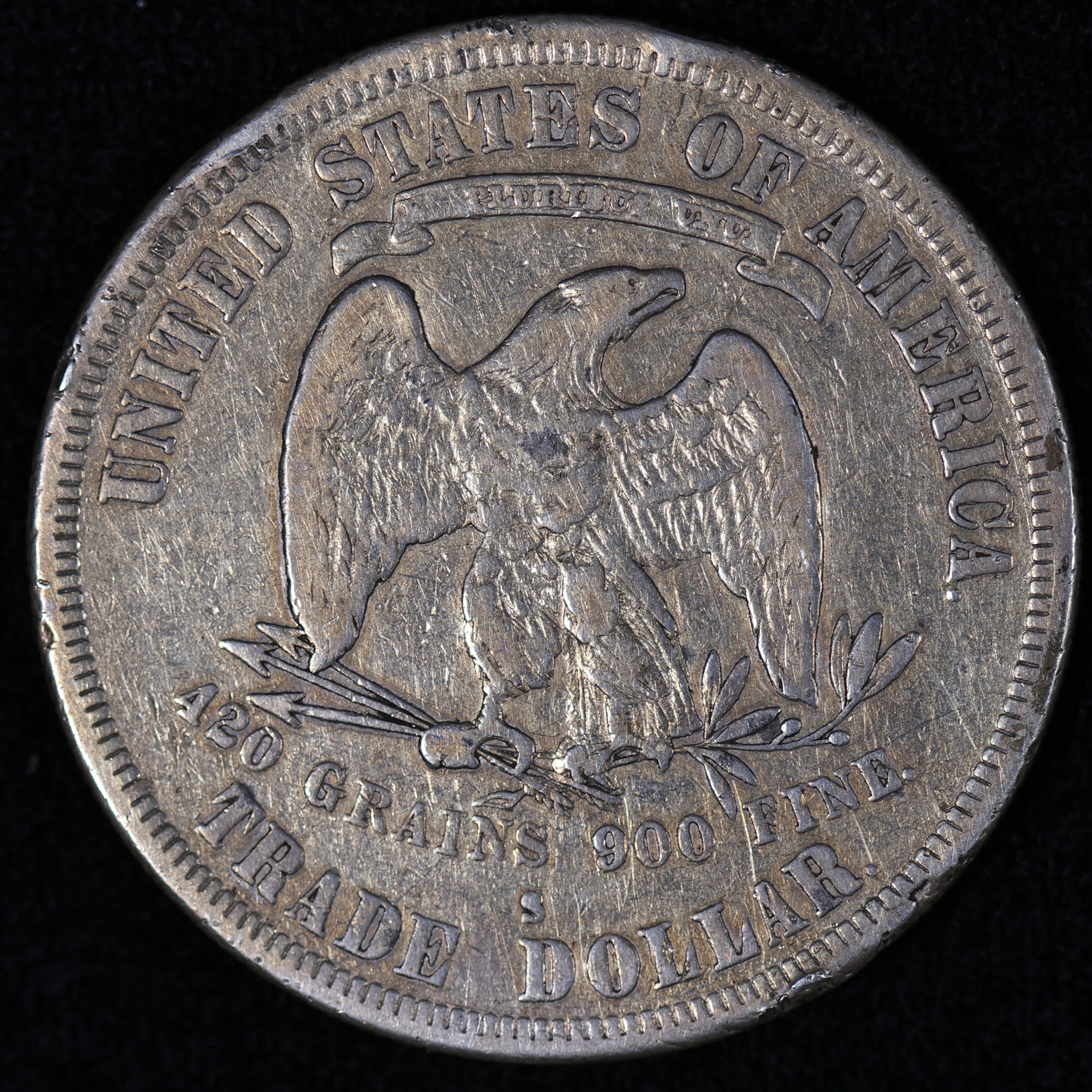 Lot 209 - 1878 S Trade Dollar Silver RARE COIN! | Rare Auctions & Estates